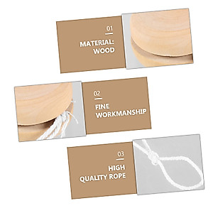 30 pcs Control Responsive Beginners Art Bearing Prizes Blank Xmas Boys and Favors Funny Children Birthday Stuffers Wood Wooden Craft Hand Party Bag Adults Unfinished