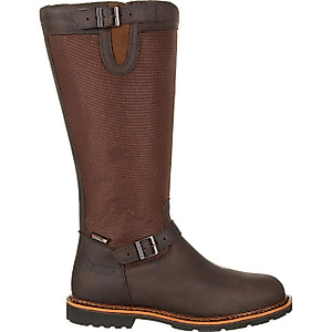 ROCKY Mens Great Falls Snake 16 Inch Waterproof Pull On Casual Boots Over the Knee - Brown - Size 9 2E