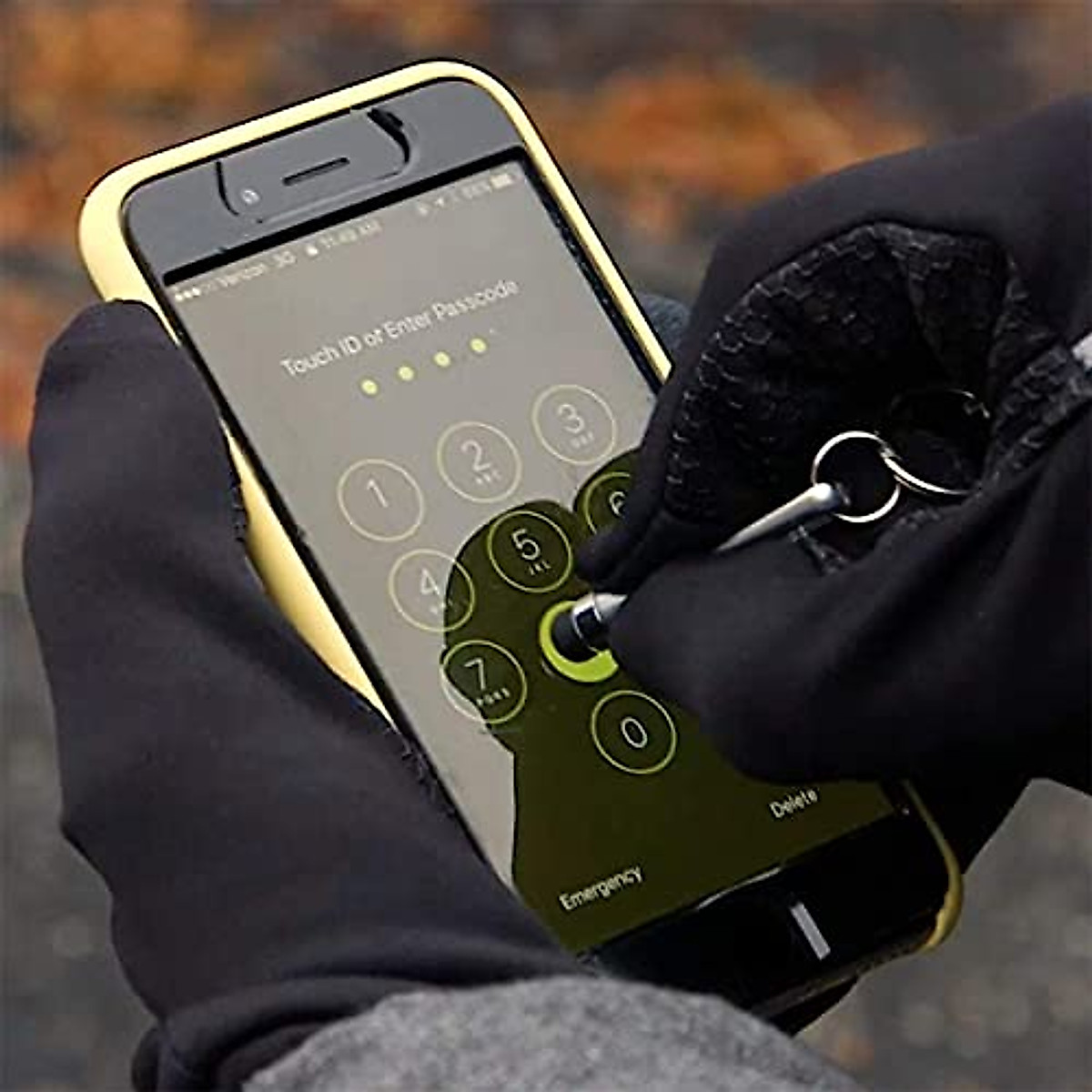 KeySmart NanoStylus – Mini Keyring Stylus Ergonomic, Portable and Precise Keychain Stylus Pen for Touch Screens