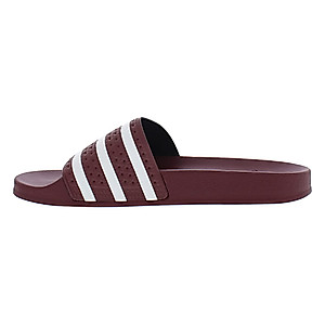 adidas Originals Adilette Quiet Crimson/White/Quiet Crimson 11 D (M)