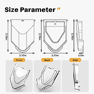 Yncotte Blender Lid Replacement for Ninja, Replacement Lid Blender Top Parts for Ninja Blender 72 oz Pitcher Compatible with NJ600 BL700 and BL500-BL781, Transparent