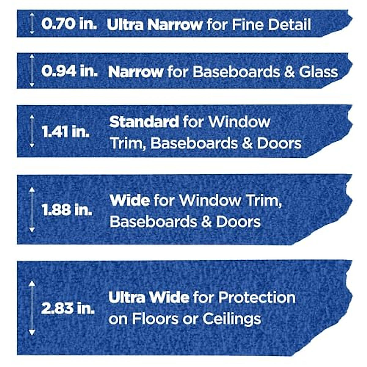 Scotch Painter's Tape Original Multi-Surface Painter's Tape, 1.41 Inches x 60 Yards, 16 Rolls, Blue, Paint Tape Protects Surfaces and Removes Easily, Multi-Surface Painting Tape for Indoor and Outdoor Use