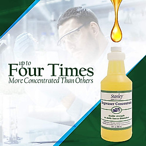 STANLEY HOME PRODUCTS Degreaser Concentrate - Makes 64 Gallons - Removes Stubborn Grease & Grime - Multipurpose Cleaner for Home & Commercial Use (6 Pack)