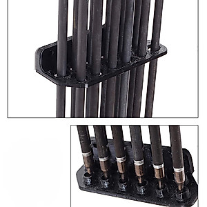 Archery Wall-Mounted Arrow Rack Black Arrow Display Holder Arrow Wall Hanger Storage Quiver Archery Hunting Shooting Accessories