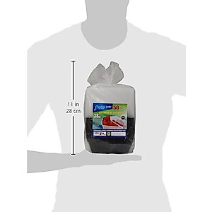 Snap Pak Plastic Food Storage, Meal Prep, Take-Out Delivery Container Rectangular, 25 Count (Pack of 1), Black Base/Clear Lid