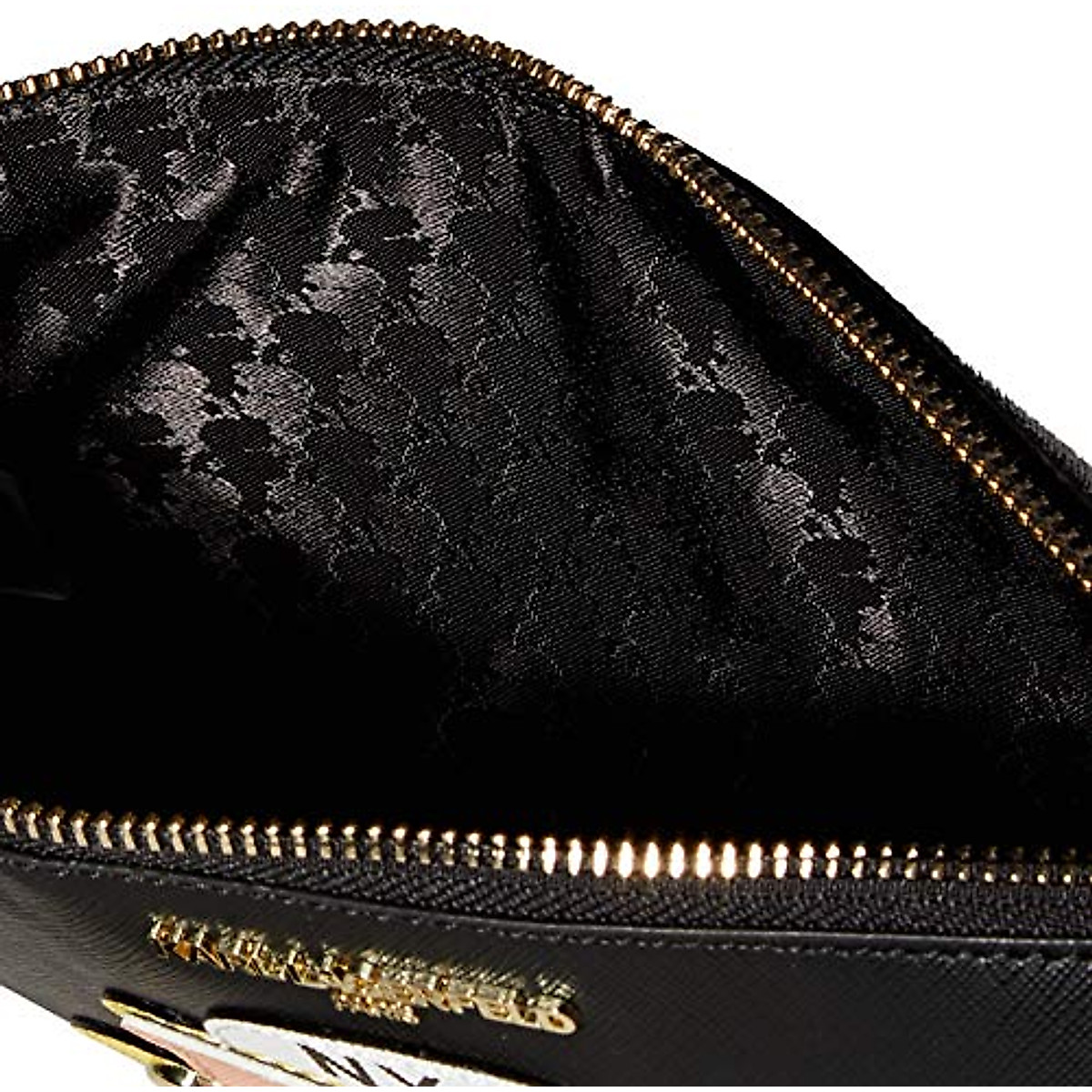 Karl Lagerfeld Paris womens Novelty Large Wristlet, Taxi Yellow, 1 SZ US