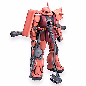 Bandai Hobby MS-06S Char's Zaku II Ver 2.0 Master Grade Action Figure, Model:BAN149834