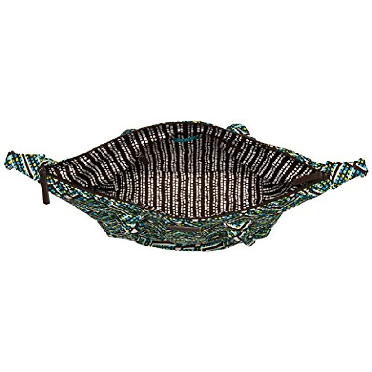 Vera Bradley Women's Cotton Hadley Satchel Purse, Rain Forest, One Size