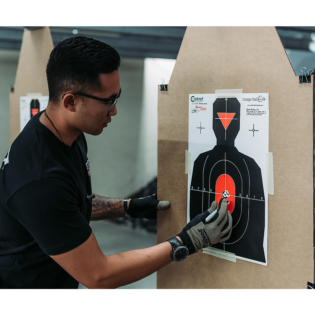 Caldwell Small/Medium Ultimate Shooting Golves with Breathable Material, Padding, and Touch Control for for Target Shooting, Range, and Hunting