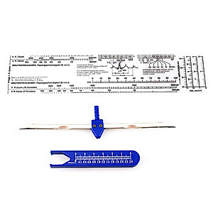 Airgoesin EMI EKG Caliper and EKG Ruler Heart Rate Scale Tape