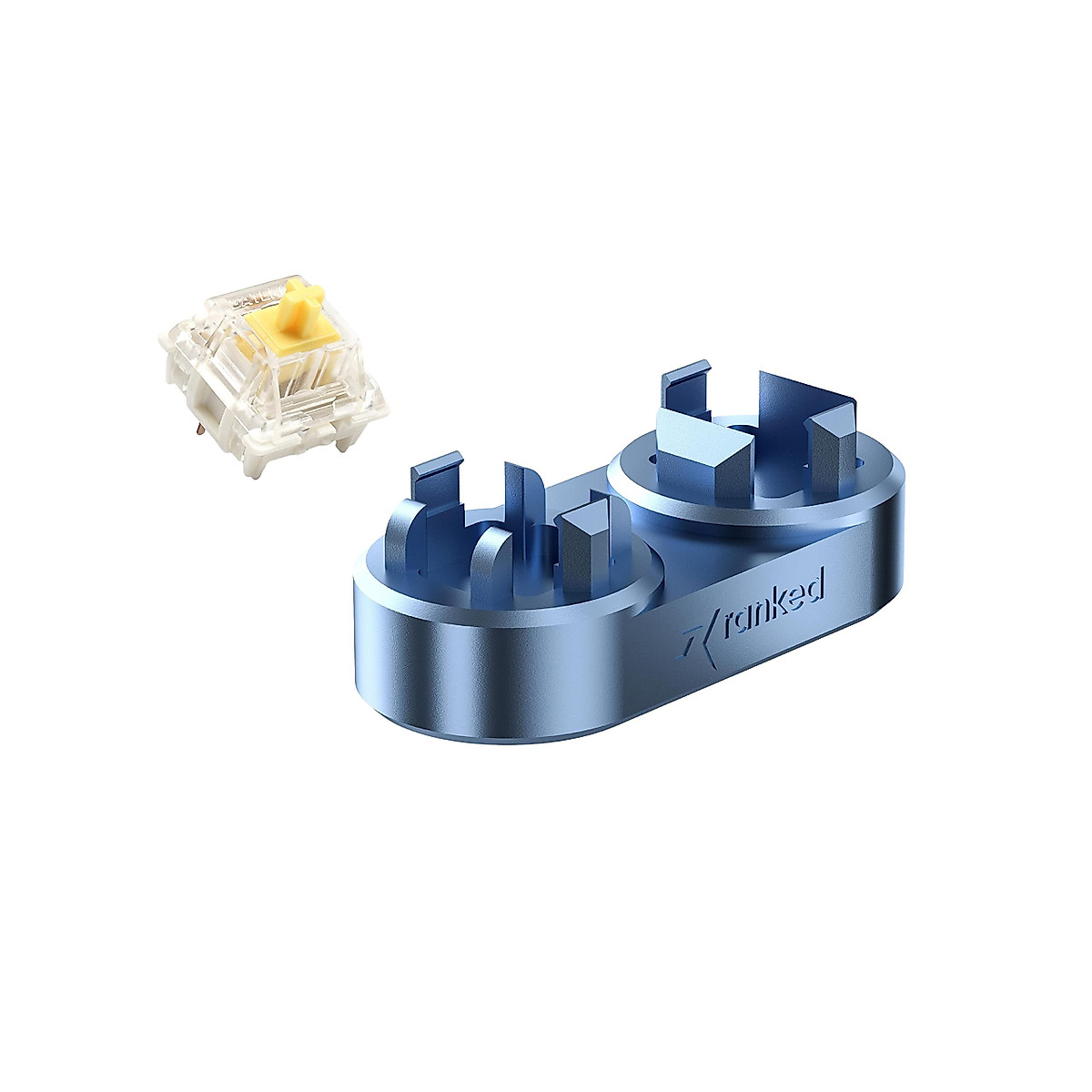 Bundle of 65 x Gateron ks-9 G PRO Yellow Switches for Mechanical Gaming Keyboards | Pre Lubed and Ranked Premium CNC Machined Switch Opener