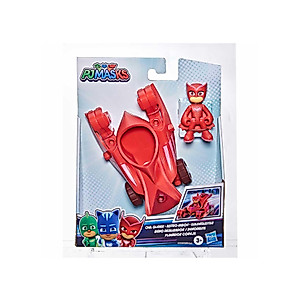Hasbro PJ Masks Toys Owl Glider Toy Car with Owlette Action Figure, Superhero Toys, Preschool Toys, PJ Masks Toys for 3 Year Old Boys and Girls and Up