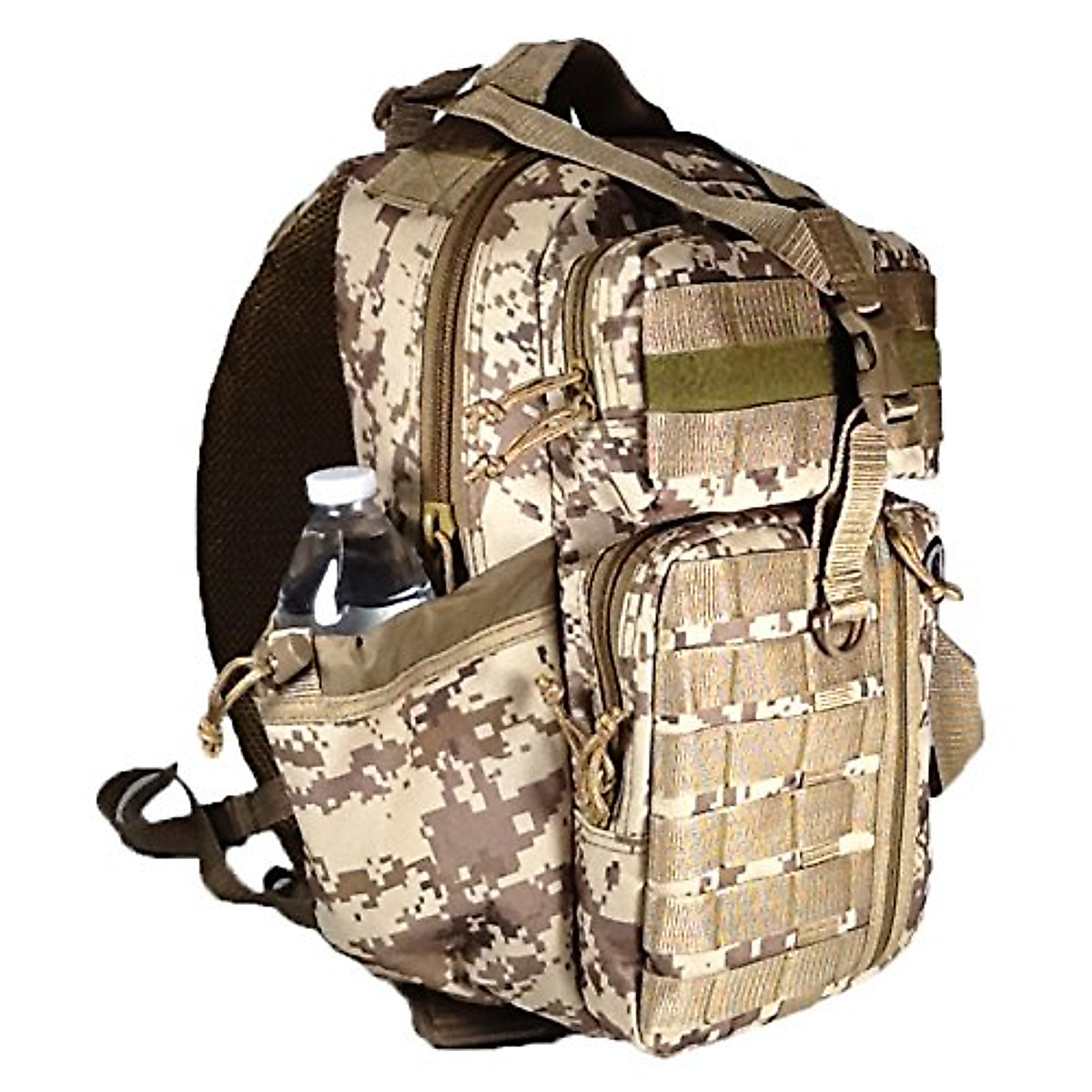 Nexpak 18" 1200cu. in. Tactical Sling Shoulder Hiking Backpack TL318 DMTAN Digital Camouflage