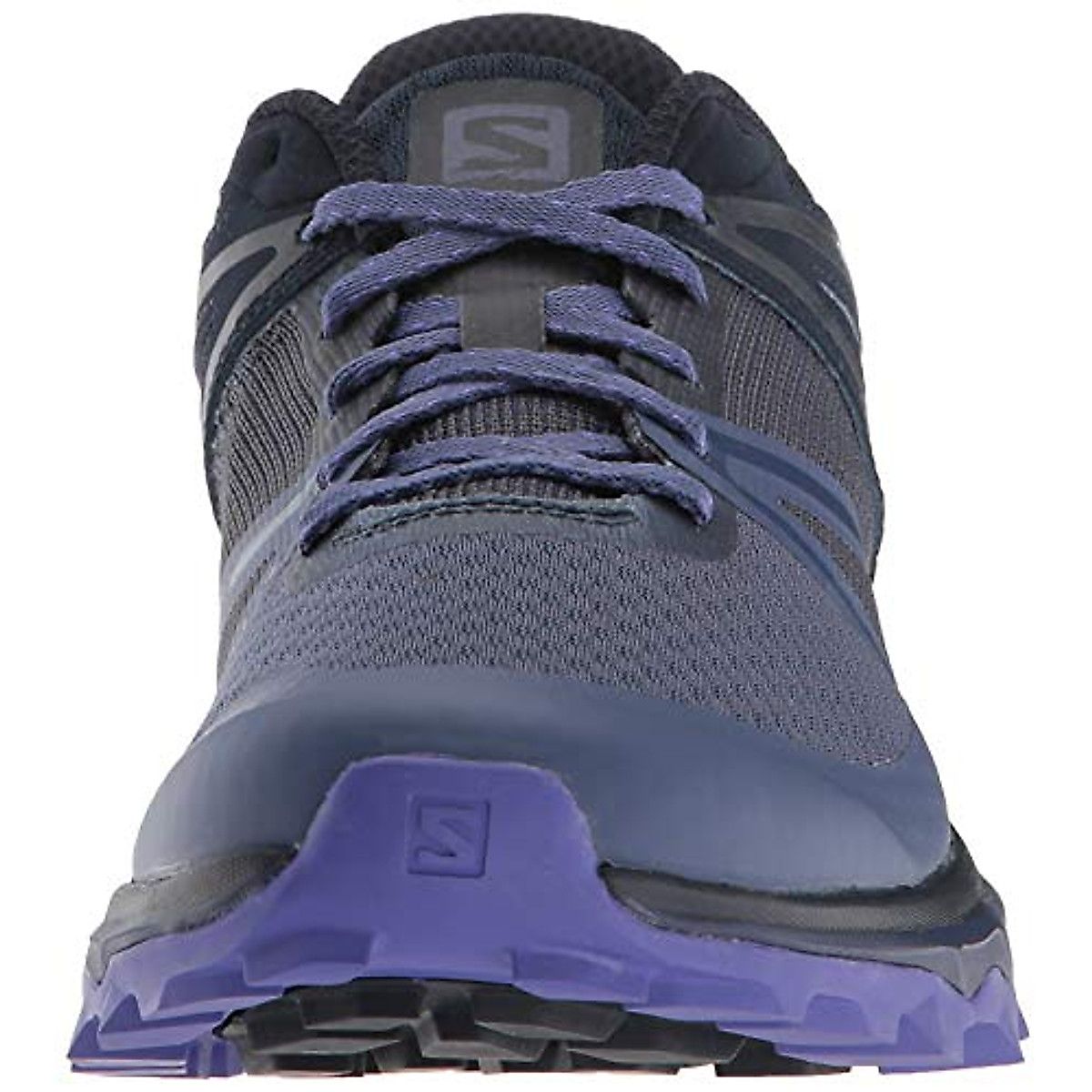 Salomon Women's Trailster Trail Running Shoes, Crown Blue/Navy Blazer/Purple Opulence, 6