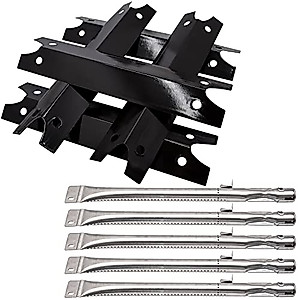 Adviace Replacement Grill Parts for Brinkmann 810-4580-S 810-4580-SB 810-4580-F, Replacement Brinkmann 810-4580-S Burner Tubes & Heat Plates
