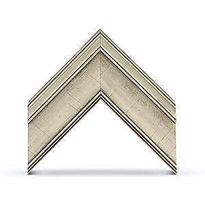 Deco TV Frames - Antique White Smart Frame Compatible ONLY with Samsung The Frame TV (50", Fits 2021-2023 Frame TV)