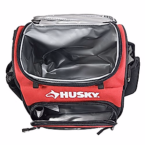 Husky 82021N11 9" 600 Denier Water and Weather Resistant Insulated Cooler with 2 Mesh Sleeves and Carrying Strap