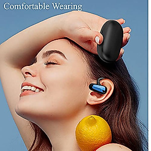 Fuixiut Open Ear Bluetooth Headphones Wireless Earbuds Bluetooth Earbuds Wireless Headphones Bluetooth Earphones Wireless Earphones (T8-Blue)