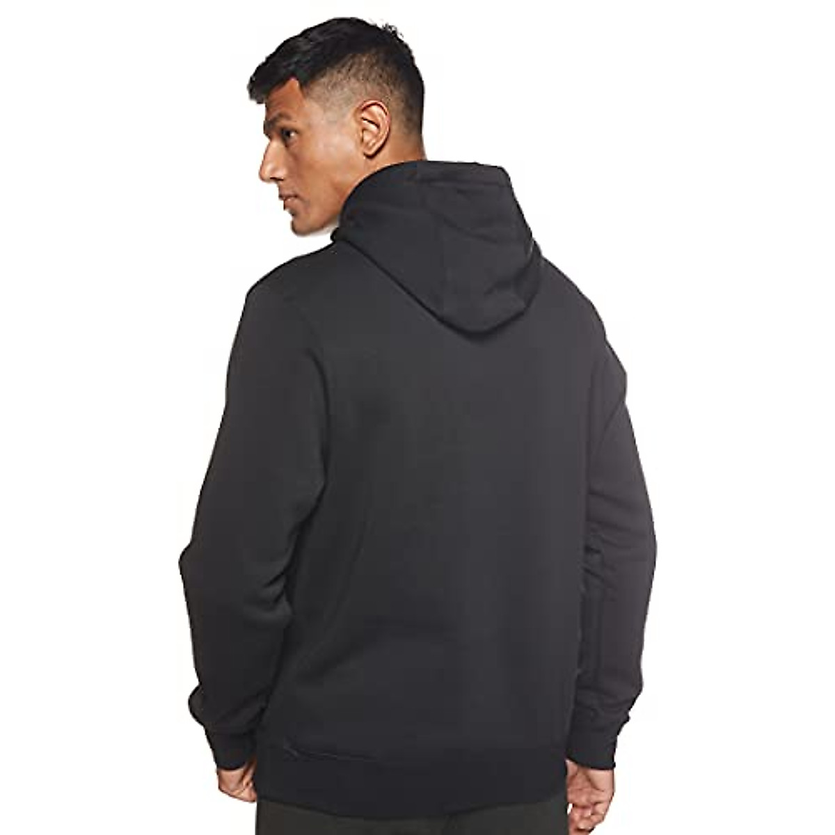 Nike Pull Over Hoodie, Black/Black/White, Large