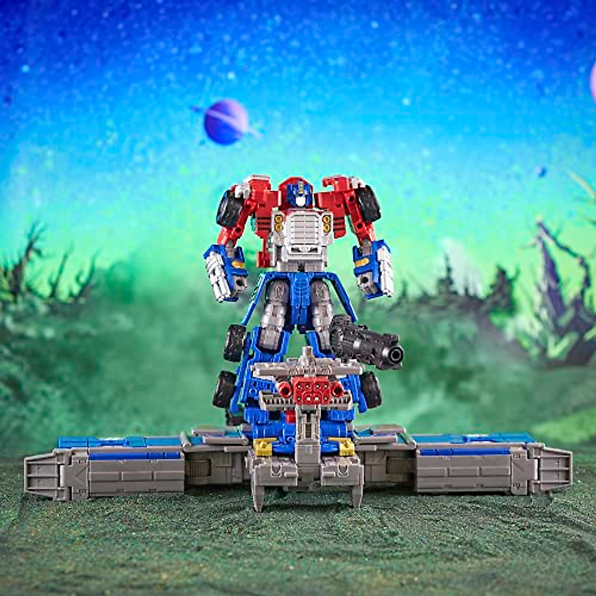 Transformers Toys Legacy Evolution Commander Armada Universe Optimus Prime Toy, 7.5-inch, Action Figure for Boys and Girls Ages 8 and Up