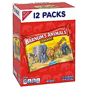 Barnum's Original Animal Crackers, 12 Snack Packs