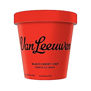 Van Leeuwen Black Cherry Chip Ice Cream 14 oz