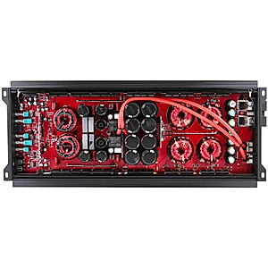 Skar Audio RP-3500.1D Monoblock Class D MOSFET Amplifier with Remote Subwoofer Level Control, 3500W