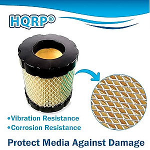 HQRP Filter with Pre-filter compatible with Briggs & Stratton 794935, 798897, 653412, 592496, 593217 fits 44M977, 44P977, 44Q977, 49L977, 49M977 Engines