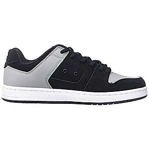 DC Men's Manteca 4 Casual Skate Shoe, Black/Grey, 11