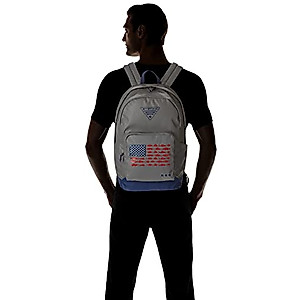 Columbia Unisex PFG PHG Zigzag 22L Backpack, Titanium/Carbon/PFG Fish Flag, One Size