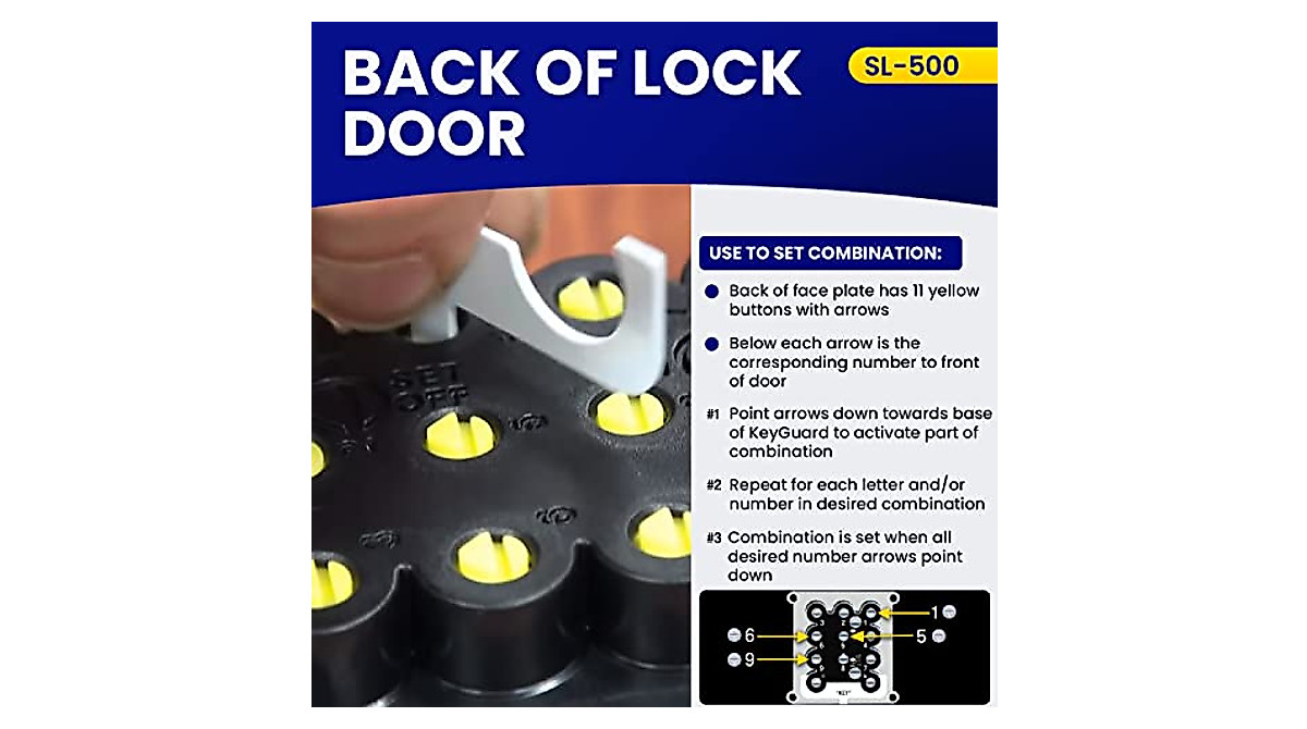 KeyGuard SL-500 Lockbox - Secure Keyless Access