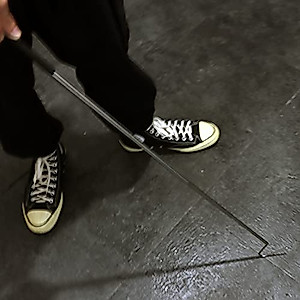 JIH Stainless Steel Extensible Snake Hook 39 inch, Retractable Reptile Hook, Pick-up Handling Tool