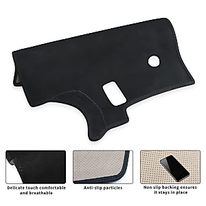 auovo Dashboard Cover Mat Compatible with Toyota Tacoma 2016 2017 2018 2019 2020 2021 2022 2023 Anti-Slip Dash Cover Dash Carpet Cover Sunshield Protector