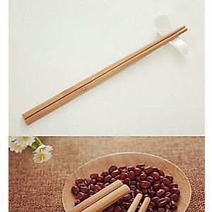Chopsticks Reusable Chinese Natural Bamboo Chopsticks 9.8"/25cm Long Lightweight Wood Chopstick Set For Restaurant Eating Cooking -10 Pairs gift Sets Dishwasher Safe Japaness Style