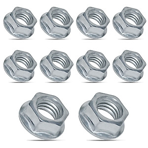 AUMEL Bar Nuts Kit 10Pcs for Echo CS-400 Husqvarna 55, 455, 460 Rancher Chainsaw Flange Screw