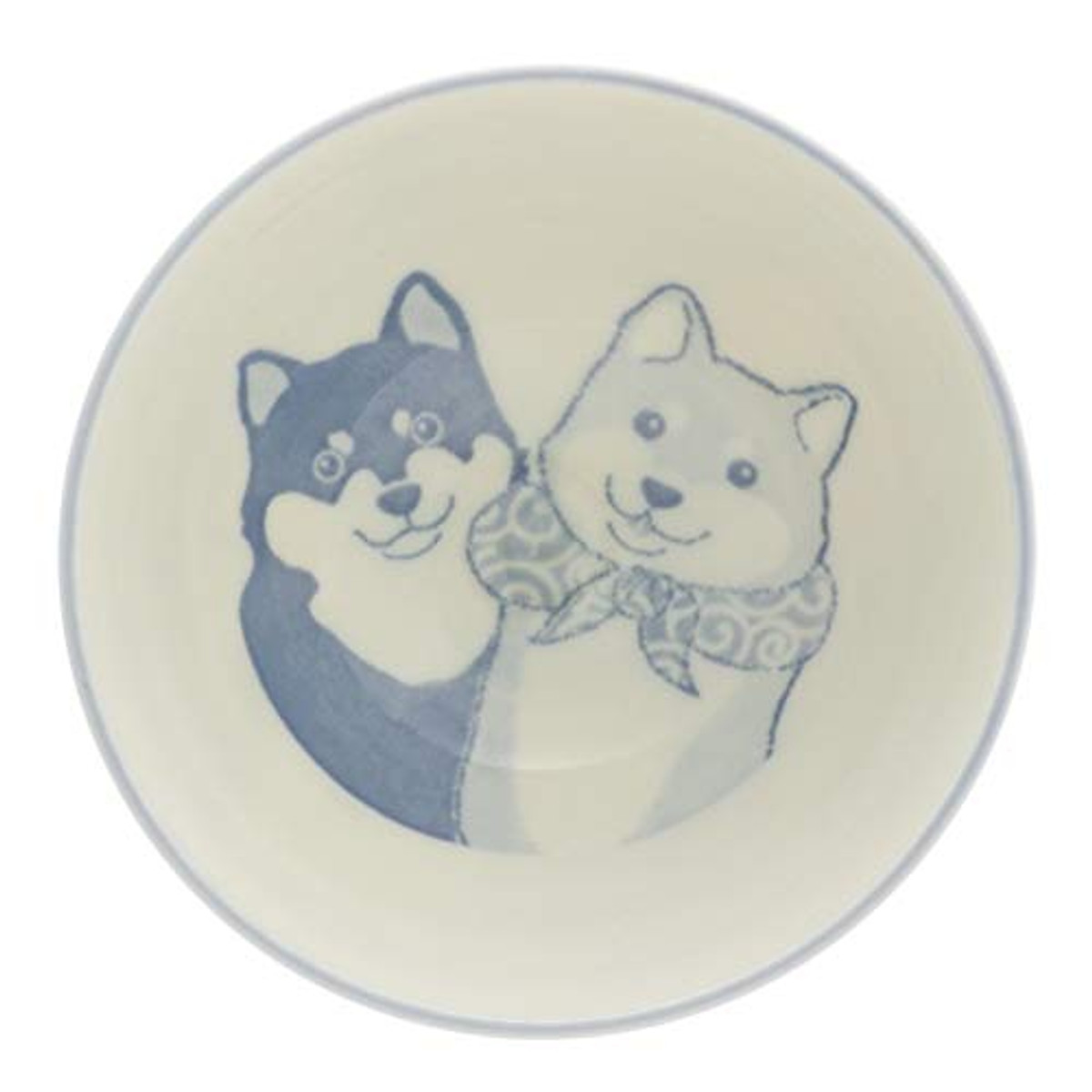 123kotobukijapanstore 2 Pc Japanese Blue Shiba Rice Bowl Set Includes 2 Bowls#130-630