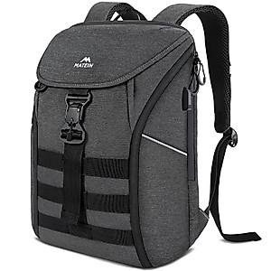 MATEIN Laptop Backpack for Work, Unisex Business Travel Backpack Fits 15.6 Inch Slim Notebook, Water Resistant College School Bookbag, Fashion Casual Daypack Gifts for Men & Women, Grey