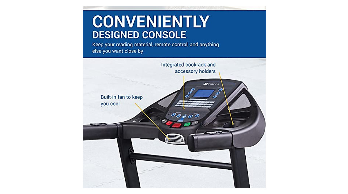 XTERRA Fitness TR300 Folding Treadmill – Compact & Quiet Cardio Machine