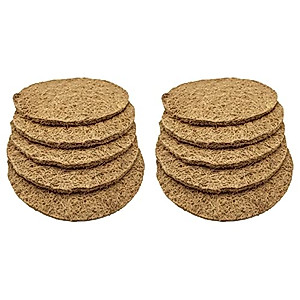 balacoo Pigeon Pad 30 pcs Warm Substrate Breathable Eggs Cushion Pad Breeding Basin Supplies Pigeon Safe Finch Winter Poultry Racing Materials, Mat - Chicken Fiber Birds Nesting Bird Reptile Bridge