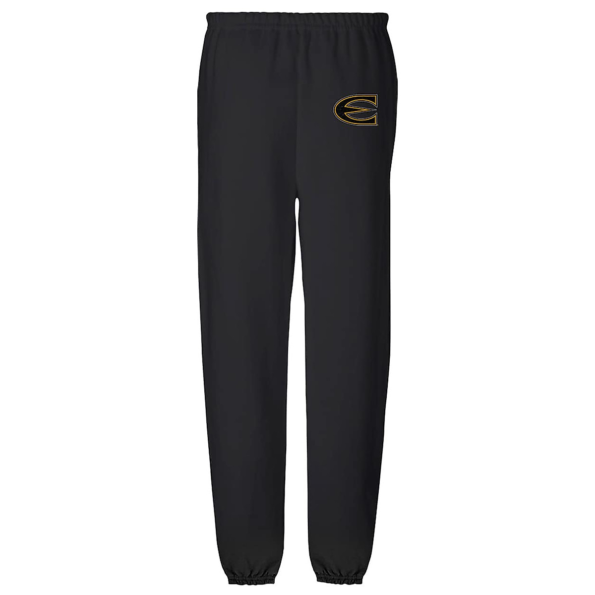 LOGOVISION Emporia State University School Logo Mens Jogger Sweatpants, Black, Large