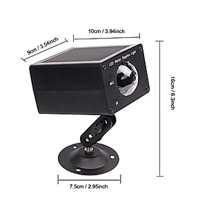 16 Color Water Ripple Lights, Sound Activated Flash Water Wave Lights Party Lighting LED Water Effect Projector Holiday Lights with Remote for Disco Christmas Halloween Wedding Kids Room