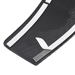 X AUTOHAUX 1 Pair Safety Belt Button Cover Trim for Dodge Challenger 2015-2021 Carbon Fiber Pattern Black Decoration Sticker