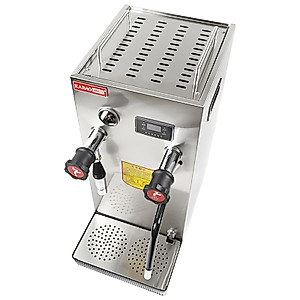 Erhdexzhg Commercial Electric Milk Frother,8L/ 2.1Gal Steam Boiling Water Frothing Machine with LED Display, Milk Foam Maker for Espresso Coffee Tea Dessert Shop Hotel 2500W