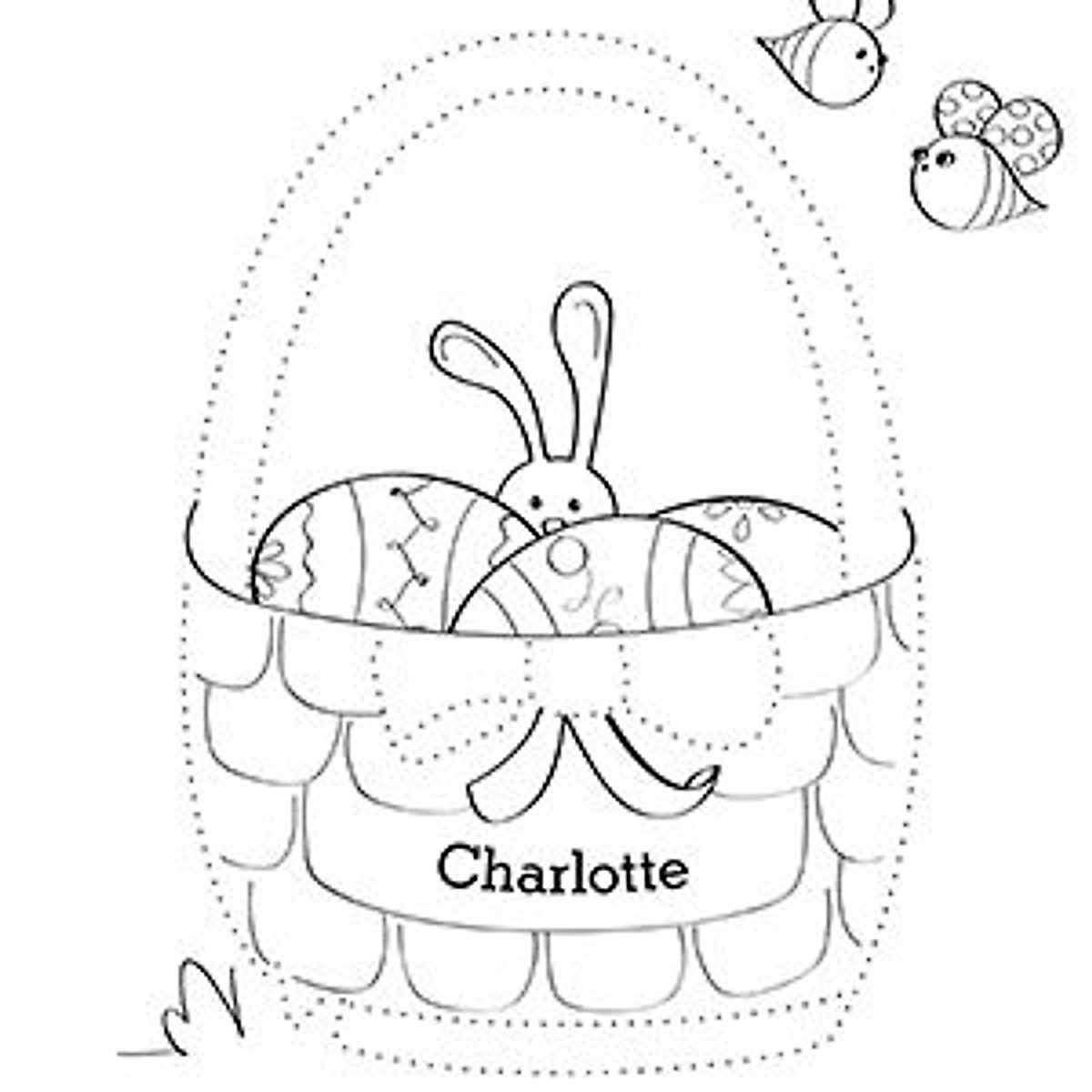 Easter Activty Kit for Kids - Coloring Book, Personalized Placemat and Stickers - I See Me!
