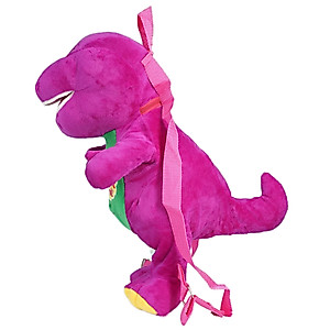 faqhuv Barney Purple Dinosaur Back-Pack Colorful World Plush Soft Animal