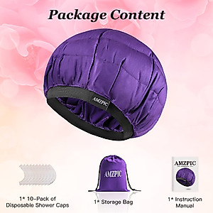 Cordless Deep Conditioning Heat Cap - Safe, Microwavable Heat Cap for Steaming, Heat Therapy for Hair, Flaxseed Seed Interior for Maximum Heat Retention (Second Generation)