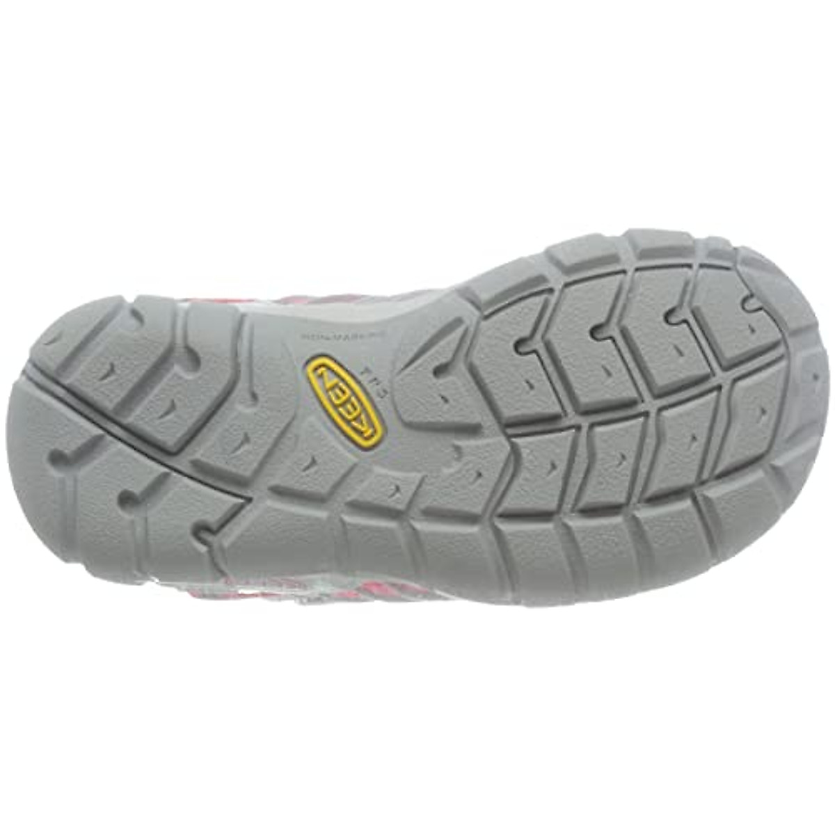 KEEN Kids' Chandler CNX Comfortable Sneakers, Drizzle/Dubarry, 2 Big Kid