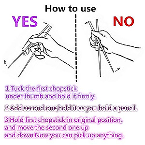 Koolemon 5pairs Polished Multicolor Rainbow 304 Stainless Steel Chopsticks Set,Metal Chopsticks Reusable, Dishwasher Safe, Traditional Chopstick,9.5inch