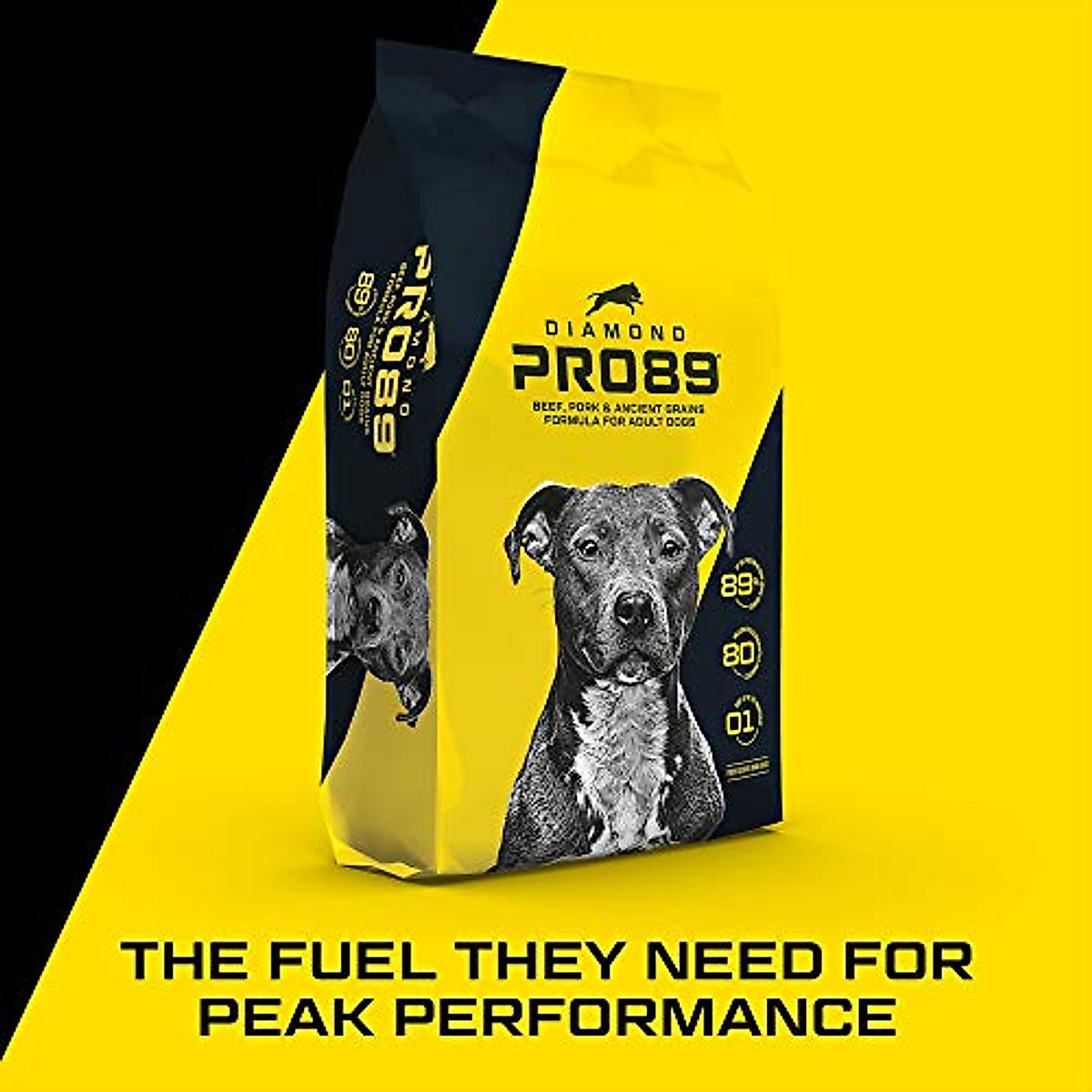 Diamond Pro89 Beef, Pork and Ancient Grains Dry Dog Food Formula with High Protein, Probiotics, and Premium Ingredients