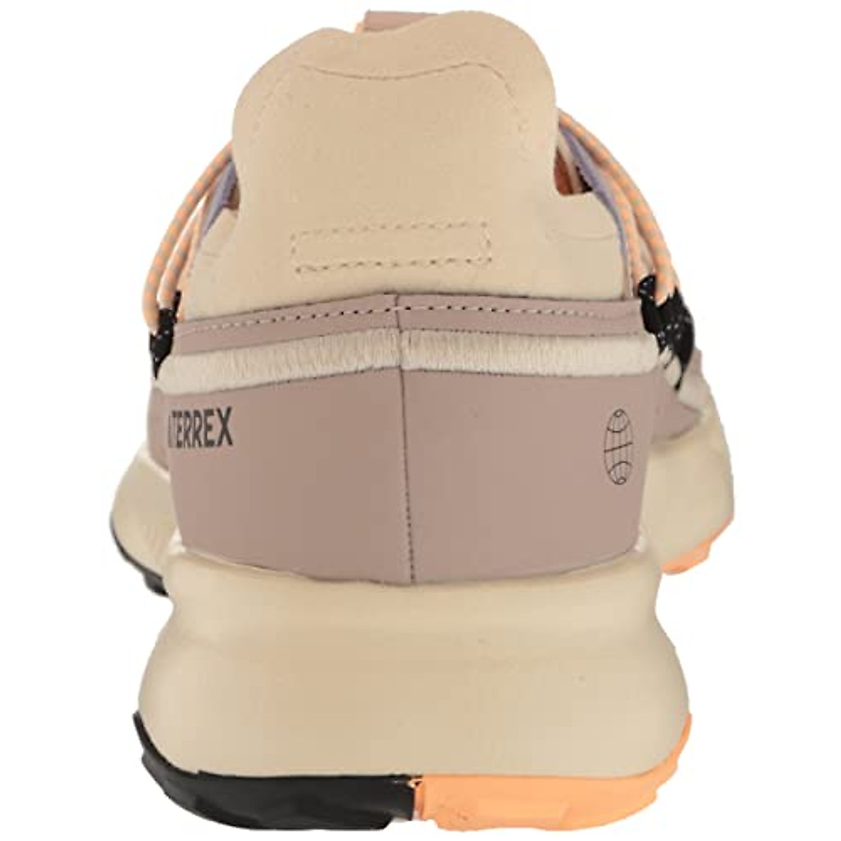 adidas Women's Terrex Voyager 21 Sneaker, Sand Strata/Silver Violet/Acid Orange, 8.5